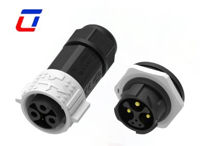 China M25 3+3 Pin Circular Push Pull Connectors 20A Wire To Board Power Signal Connector for sale