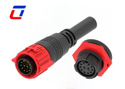 China Low Current 5A M19 12 Pin waterproof quick connect wire Data connectors China manufacturer for sale