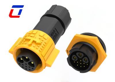 China M19 Aging Resistant IP67 Circular Waterproof Connector 300V 3+9 Pin Quick Release for sale