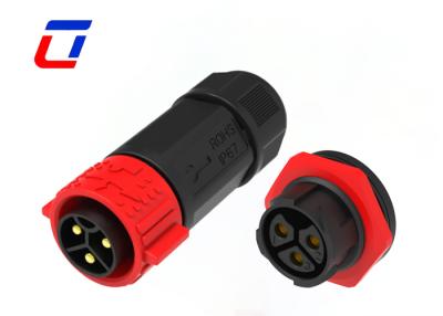 China M25 High Current 50A Waterproof Outdoor Electrical Connectors Plastic PA66 Circular Connector for sale