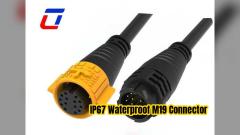 M19 14 Pin Waterproof Connector IP67 Industrial Solution
