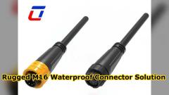 M16 Waterproof Connector Reliable Industrial Sensor Power