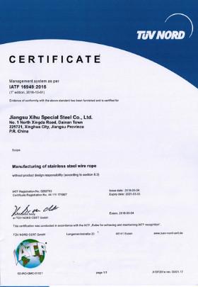 IATF16949 - Shanghai Aboom Metal prodcut co.,ltd