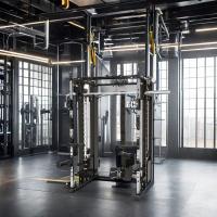 China Commercial Multifunction Gym Rack Smith Machine Multi-Functional Fitness Trainer for sale