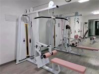 China Steel Long Pull Machine for Chest Shoulder Back Arms Exercise 2.3*1*2.4 Medium Loader for sale