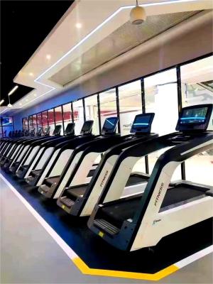 China Gepersonaliseerd logo beschikbaard Steel Treadmill voor cardio training in commerciële sportschool Te koop
