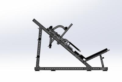 Cina Design Home Commerciale Esercizio di forza di allenamento doppia funzione Leg Press Hack Squat in vendita