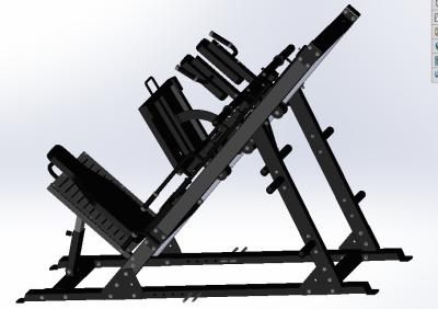 Cina Medium Loader Plate Loaded Leg Press Hack Squat L'aggiunta perfetta alla tua palestra a casa in vendita