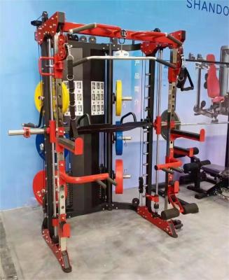 Cina All-in-one multifunzionale macchina Smith in acciaio per l' allenamento sportivo e l' esercizio toracico in vendita