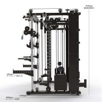 China Home Multi-Function Weight Lifting Training Station with Unisex Smith Machine for sale