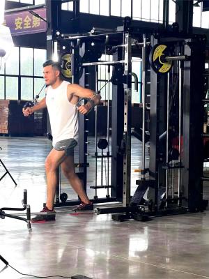 Cina Tubo in acciaio Q235 allenatore funzionale macchina Smith all-in-one per il fitness completo in vendita