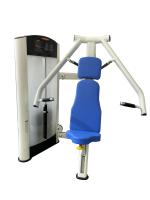 China Adjustable Steel Chest Press Machine for Pectorals Deltoids using Adjustable Function for sale