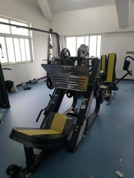 Quality Leg Press Trainer for Strength Training Gym Fitness 45 Degree Weight Plate for sale