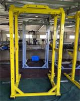 China Half Cage Bench Press Smith Machine Multifunctional Gym Rack with Dumbbell Function for sale