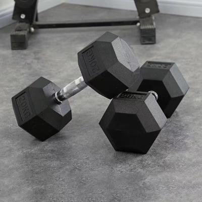 China 20kg Hex Gummi-Hantel Die ultimative Wahl für Fitness-Enthusiasten zu verkaufen