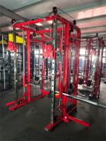 China Body Building Excercise Equipment Cage Squat Rack with Multi Function Cables Crossover for sale