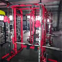 China Body Building Excercise Equipment Cage Squat Rack with Multi Function Cables Crossover for sale