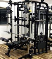 China Body Building Excercise Equipment Cage Squat Rack with Multi Function Cables Crossover for sale