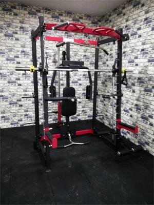China Krachttraining Oefening All-in-One Multifunction Trainer met Power Rack Smith Machine Te koop