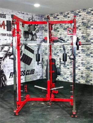 China Krachttraining Oefening All-in-One Multifunction Trainer met Power Rack Smith Machine Te koop