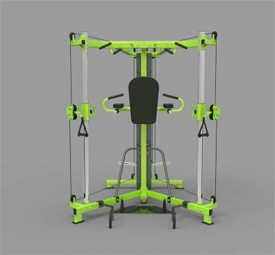 China Krachttraining Oefening All-in-One Multifunction Trainer met Power Rack Smith Machine Te koop