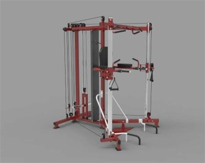 China Krachttraining Oefening All-in-One Multifunction Trainer met Power Rack Smith Machine Te koop
