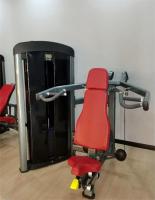 China Pin Load Selection Medium Loader Gym Shoulder Press Machine for Commercial Custom Logo for sale