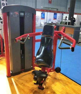 Cina Selezione del carico del pin Medium Loader Gym Shoulder Press Machine per il logo commerciale personalizzato in vendita