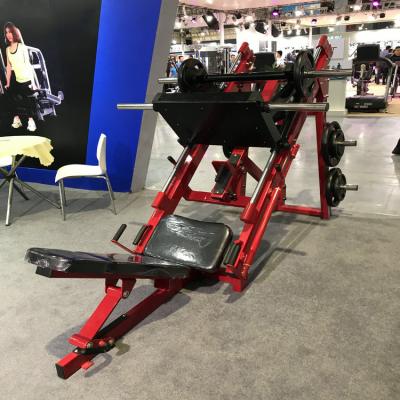 Cina Pesi regolabili Piastra carica Hack Slide Lineare Leg Press per toned Calf e Quads in vendita