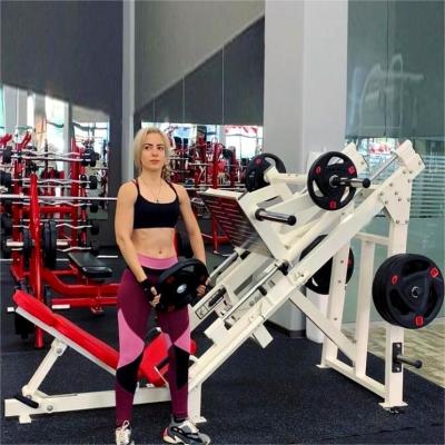 Cina Pesi regolabili Piastra carica Hack Slide Lineare Leg Press per toned Calf e Quads in vendita