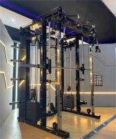China Strength Training Multi Functional Smith Machine with Weight Stack Cable Crossover Machine for sale
