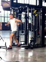 China Strength Training Multi Functional Smith Machine with Weight Stack Cable Crossover Machine for sale