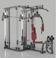 China Functional Trainer Comprehensive Training Cable Crossover Multifunction Smith Machine for sale