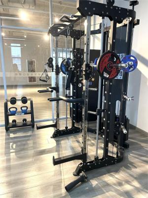 Cina Attrezzature per palestre commerciali Multifunzionale Smith Machine Rack con logo personalizzato in vendita