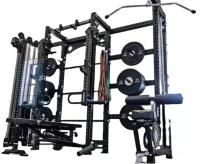China Versatile Multi Functional Smith Machine with 460kg Weight Capacity and TIG Welding for sale