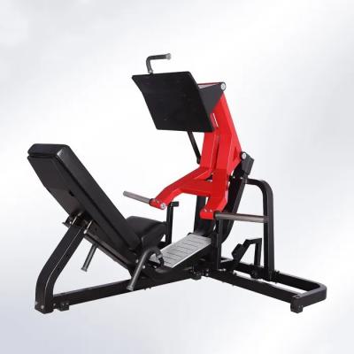 Cina Logo personalizzato Piastra d'acciaio carica attrezzature per palestra fitness 45 gradi Leg Press Machine in vendita