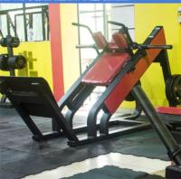 China Other Capacity Gym Equipment Hack Squat Machine with Optional Selectable Frame Color for sale