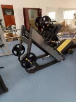 China Other Capacity Gym Equipment Hack Squat Machine with Optional Selectable Frame Color for sale