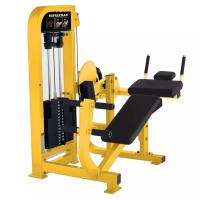 China Bodybuilding Abs Machining Abdominal Exercise Machine with Weight Stack Pin Loaded for sale