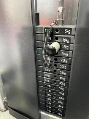 中国 商用ジムセンター ピンで装着された座ったバイセプカールマシン 80kgの重量スタック 販売のため