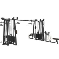 China Large Loader Strength Training Multi Station Cable Crossover for Personalized Fitness for sale