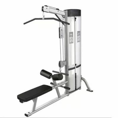 China Dropset Pins Dual Function Borst Achteruitdrukkers Low Row Lat Pulldown Machine voor 3 jaar Te koop