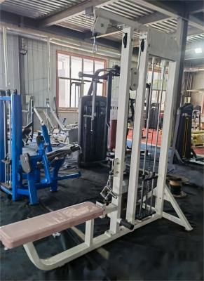 China Dropset Pins Dual Function Borst Achteruitdrukkers Low Row Lat Pulldown Machine voor 3 jaar Te koop