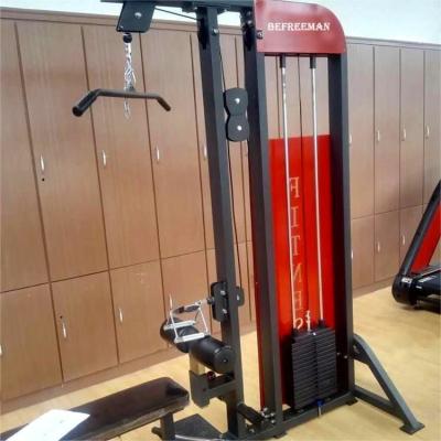 China Dropset Pins Dual Function Borst Achteruitdrukkers Low Row Lat Pulldown Machine voor 3 jaar Te koop
