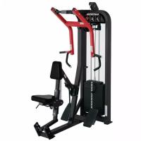 China 235kg Weight Stack Seated Row Machine Two Layer Electrostatic Powder Coating Gym Equipment for sale