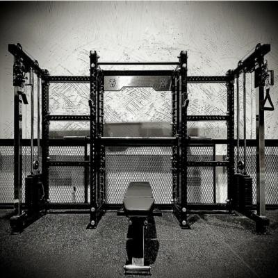 China Sportmachines Fitness Power Rack voor op maat gemaakte kleuren gymapparatuur Commercieel Te koop