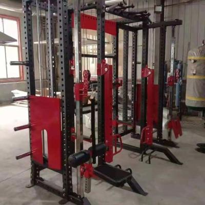China Sportmachines Fitness Power Rack voor op maat gemaakte kleuren gymapparatuur Commercieel Te koop