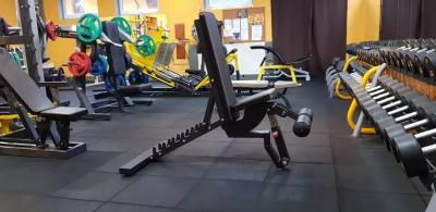 China Pinneloaded Selectie Exercise Machine Gezette Horizontale Leg Press voor Gym Center Te koop