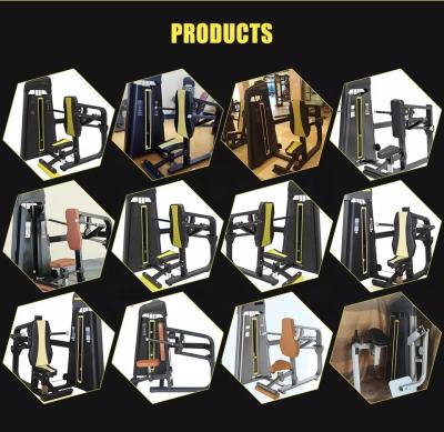 China Pinneloaded Selectie Exercise Machine Gezette Horizontale Leg Press voor Gym Center Te koop