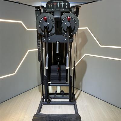 China Gym en fitnesscentrum Multifunctionele staande zijdelingse ophefmachine 1400*760*1960mm Te koop